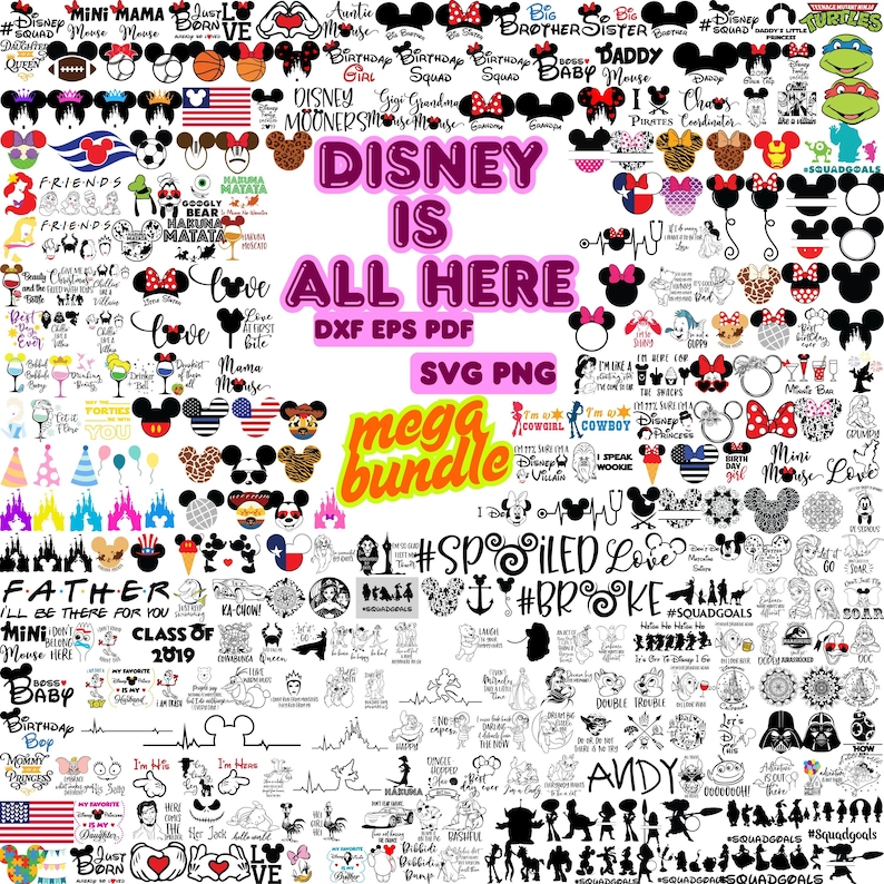 Disney Mega Bundle, Family Trip 2026 Svg, Vacation 2026, Magical ...
