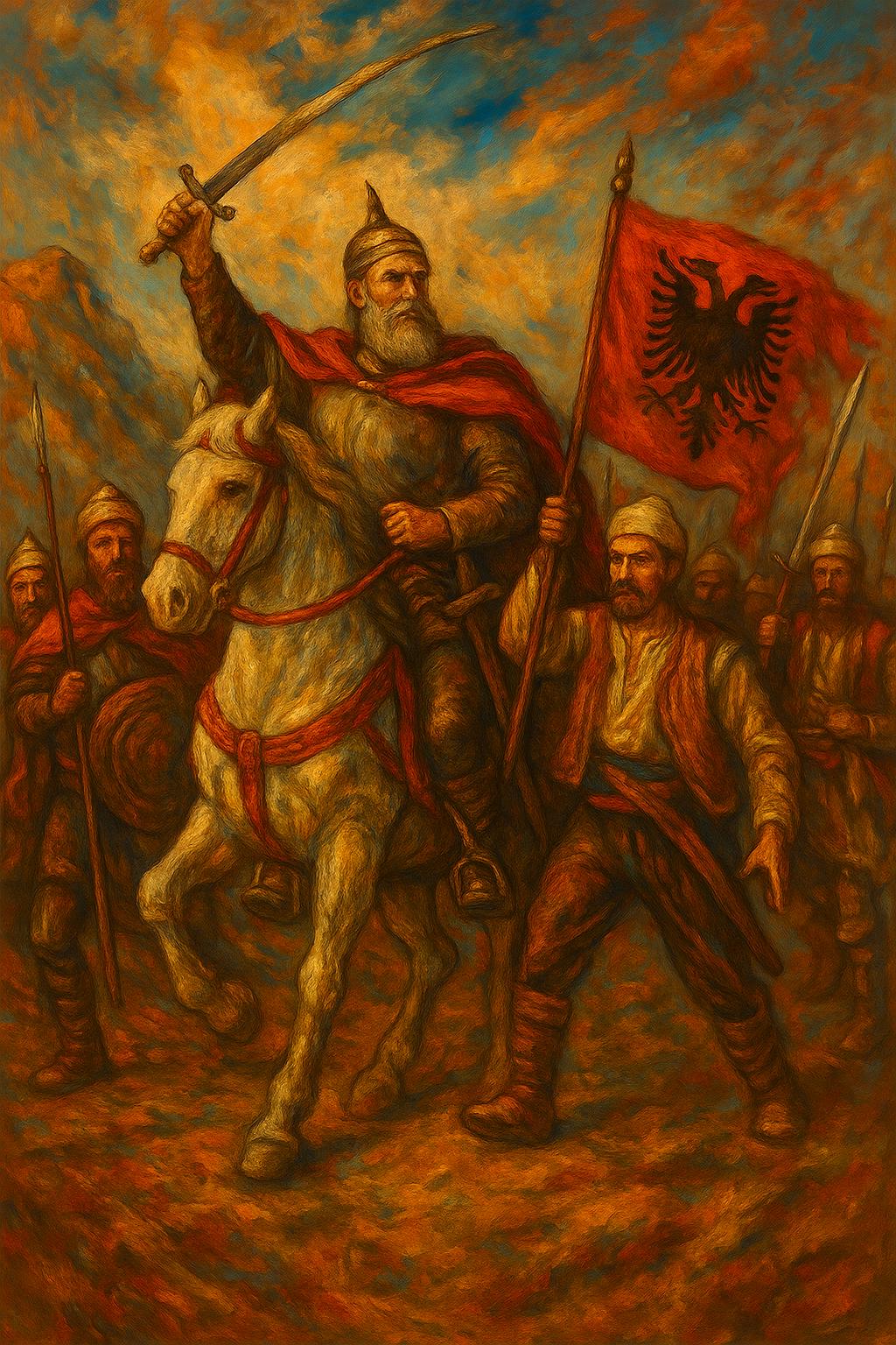 Skanderbeg Wall Art – Albanian Hero Digital Download | Historical ...