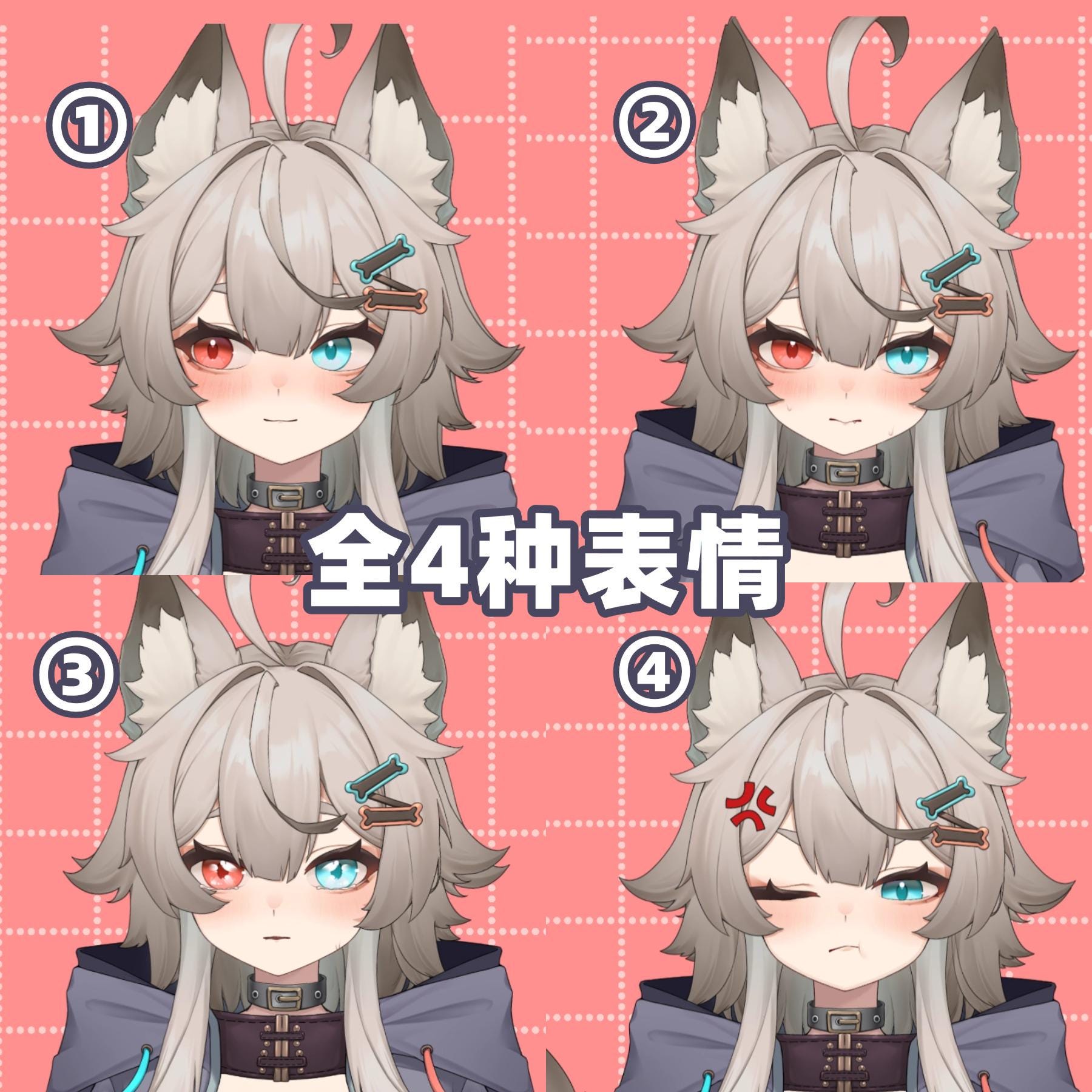 Modelo feminino VTUBER PERSONALIZADO | modelo live2d | design vtuber ...