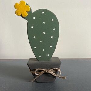 Handmade Wooden Cactus: Rustic Farmhouse Decor Ornament - Etsy