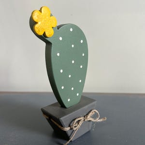 Handmade Wooden Cactus: Rustic Farmhouse Decor Ornament - Etsy