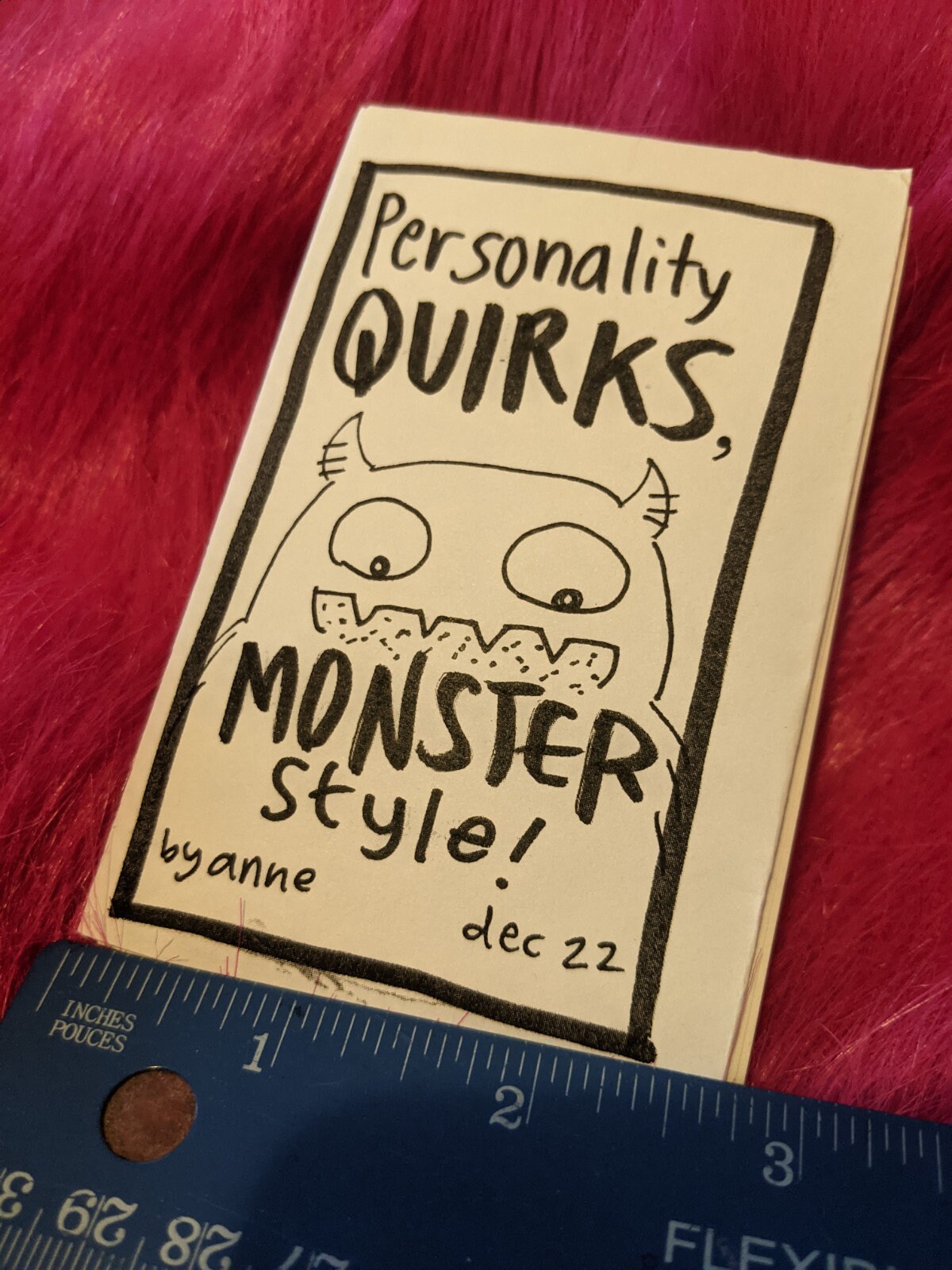 Personality Quirks Monster Style tiny Mini Comic - Etsy