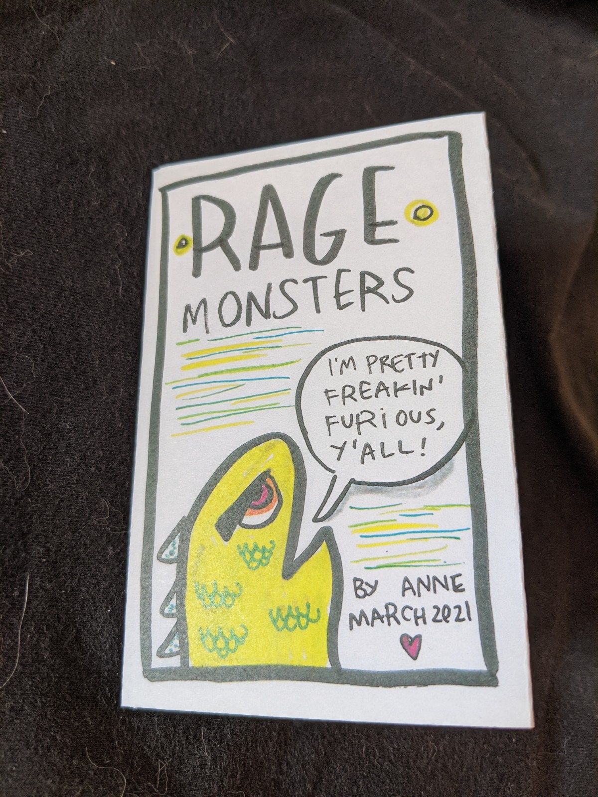 Rage Monsters Full Color Mini Comic - Etsy