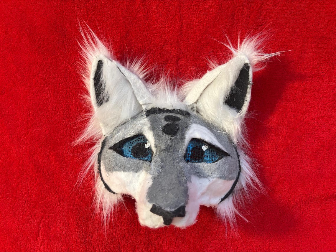 Handmade Wolf Mask - Etsy