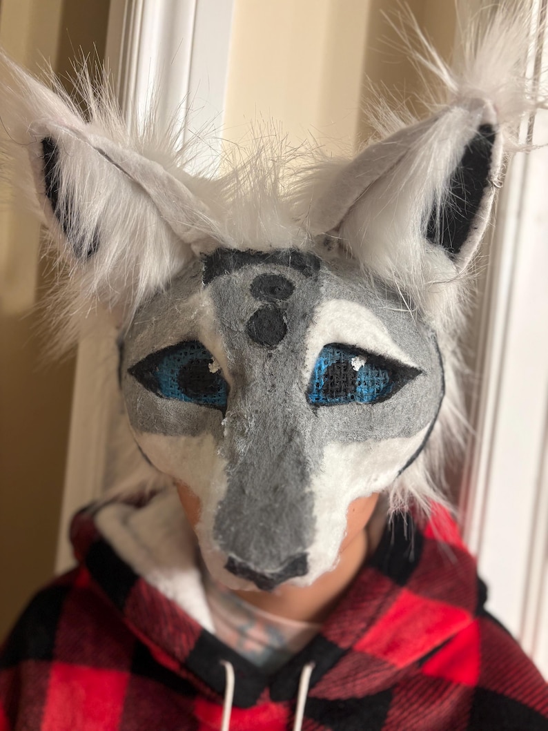 Handmade Wolf Mask - Etsy