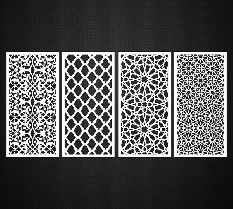 Moroccan Islamic Panel, CNC Laser Cut Files (digital Product) - Etsy
