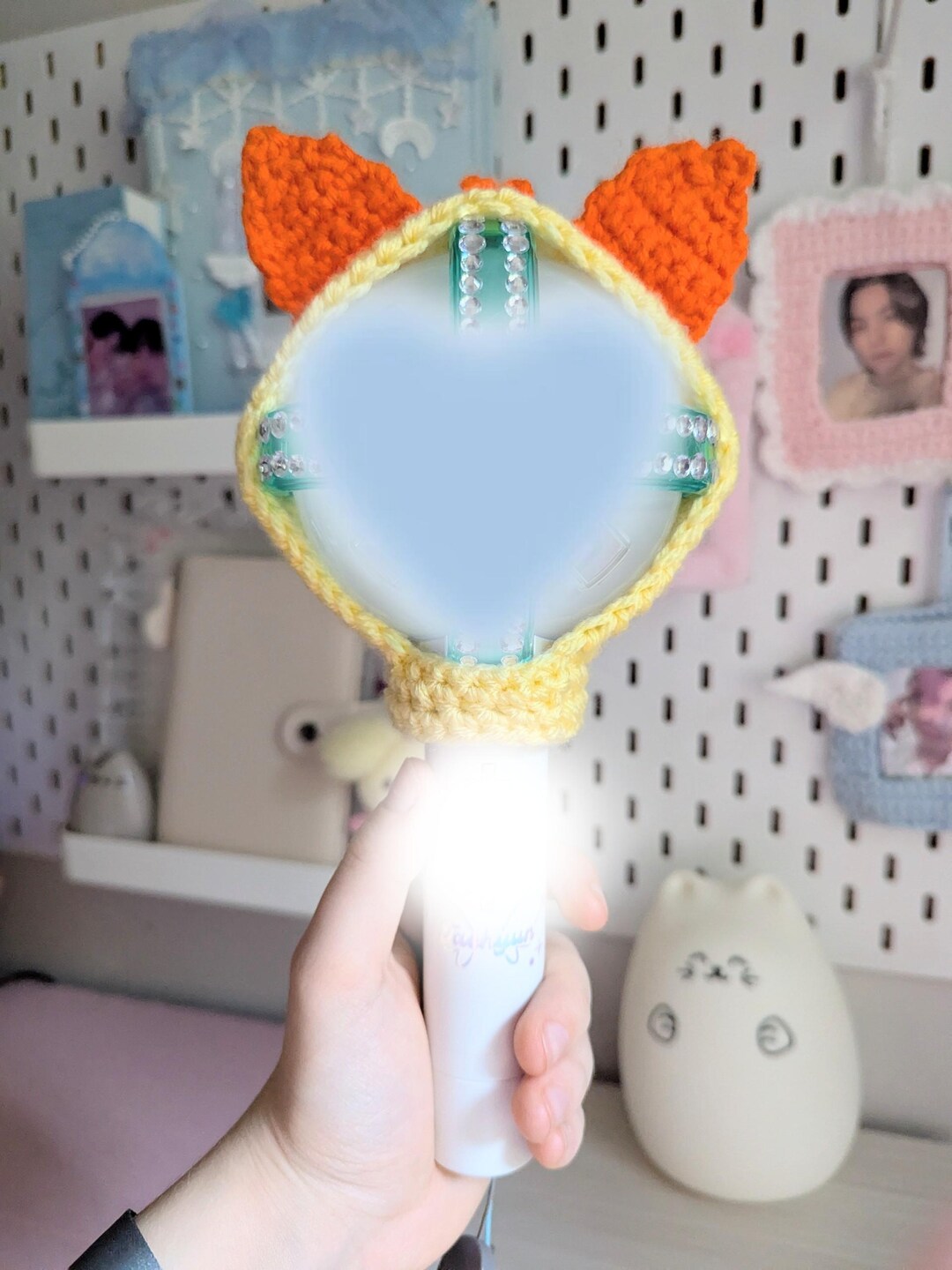 Moabong Fox Lightstick Cover | Kpop | Concert | Crochet | Fanmade - Etsy