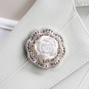 Brooch Pins for Women Magnetic Backing Pin Gold Lapel Pin | Etsy