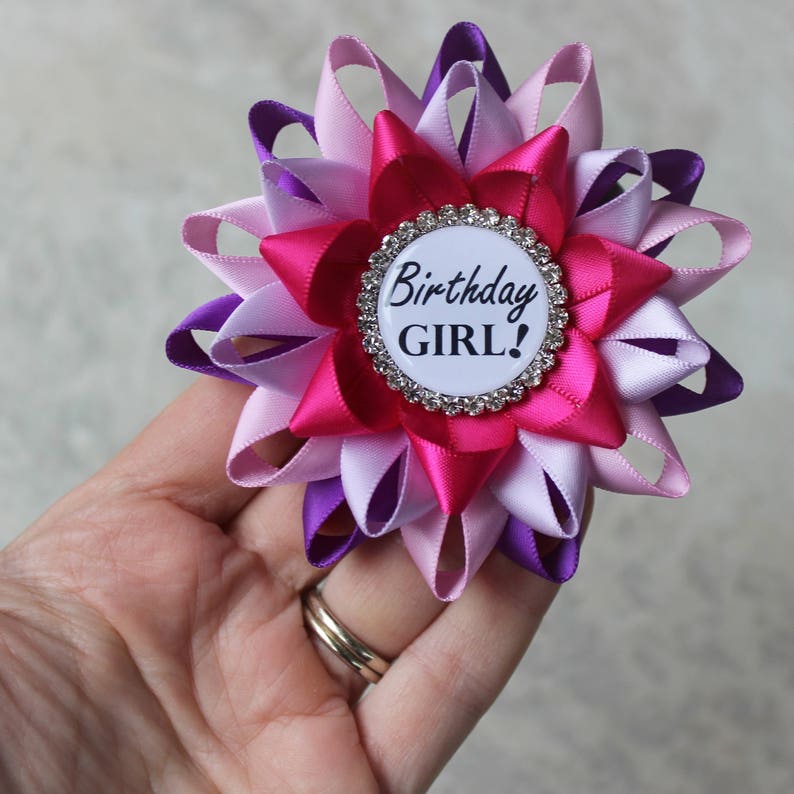 Birthday Girl Pin Birthday Pin Birthday Party Decorations | Etsy