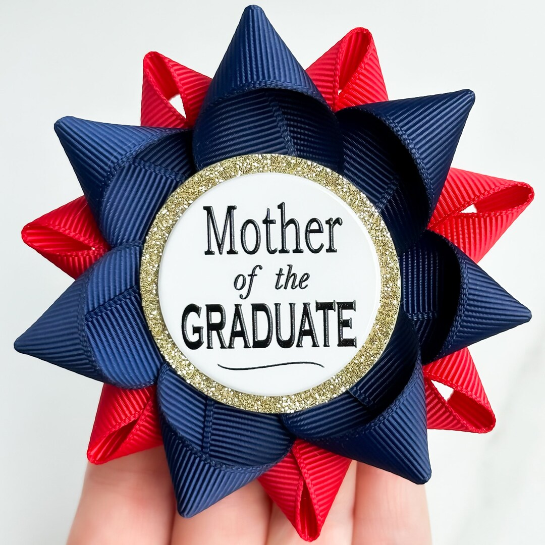 Graduation Party Decorations Mother of the Graduate Pin, Parents of ...