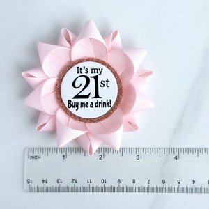 It's My 21st Buy Me a Drink Pin, 21st Birthday Party Pin, Gift for 21 ...