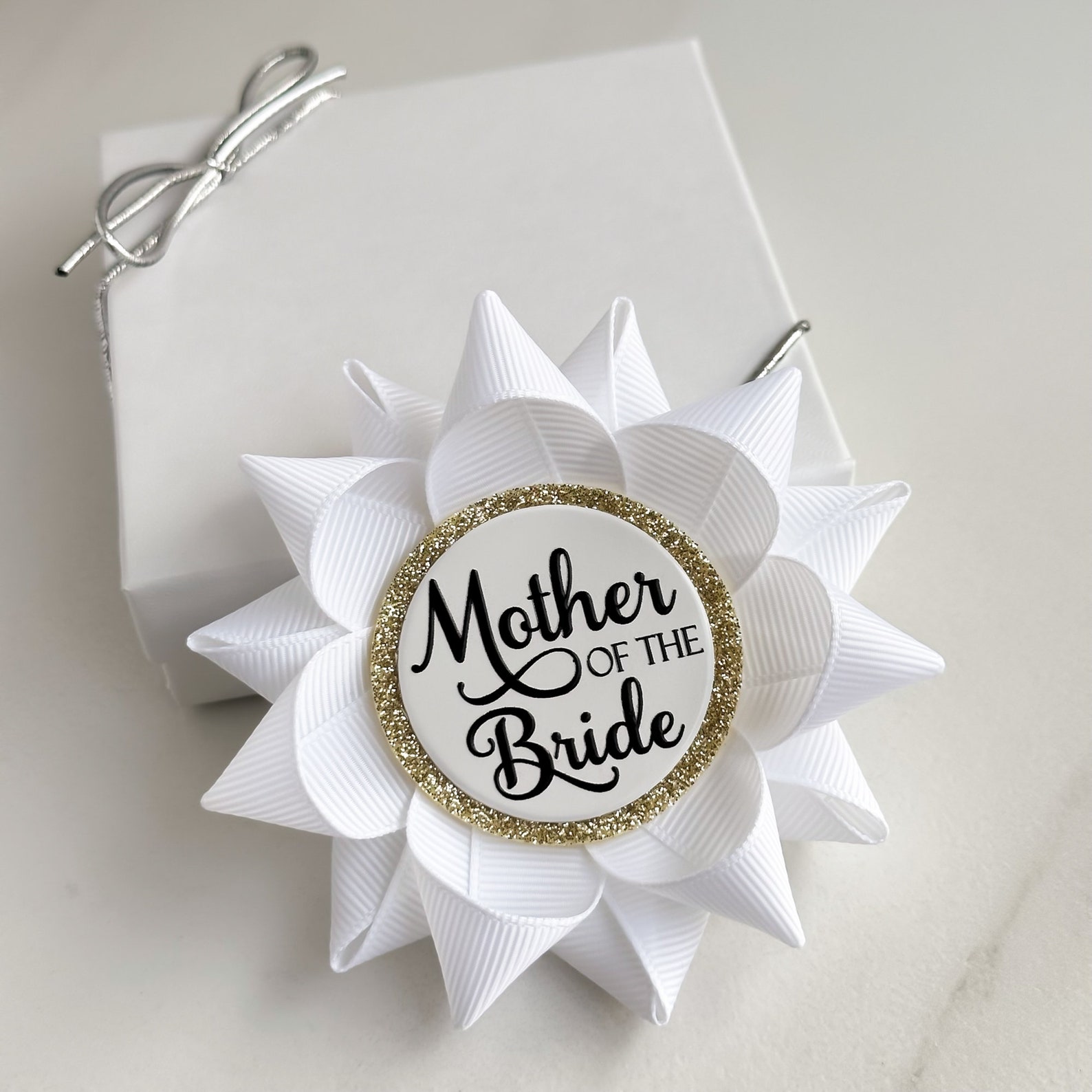 Mother of the Bride Pin, Mother of the Bride Corsage, Bridal Party ...