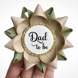Dad to Be Pin for Baby Shower, Gender Neutral Outdoor Adventure Awaits ...