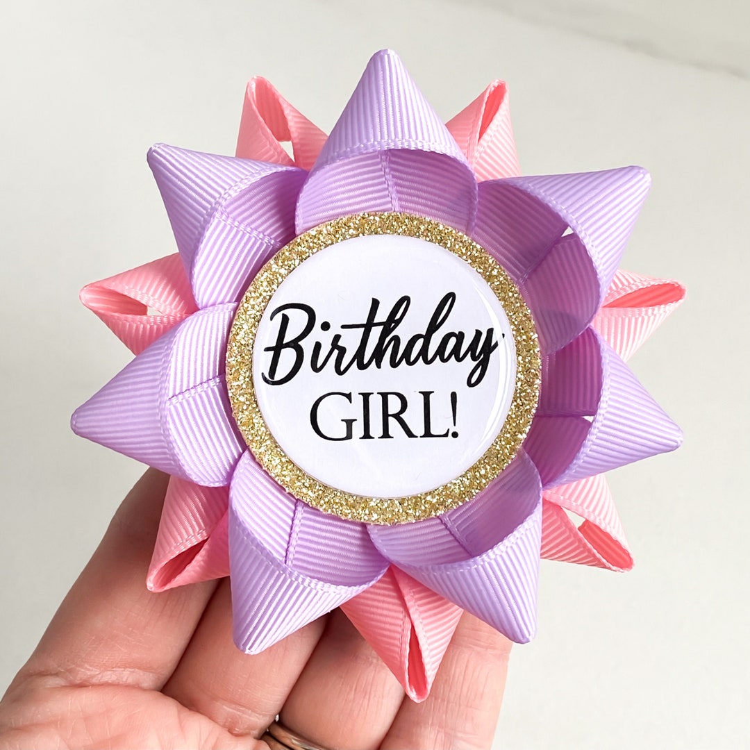 Birthday Party Decorations Girls Birthday Ribbon Birthday - Etsy