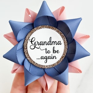 Grandma to Be Again Pin, 2nd Time Grandma Gift, Nana to Be, Baby Shower ...