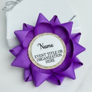 Corporate Name Pins for Special Events and Parties, Custom Color ...