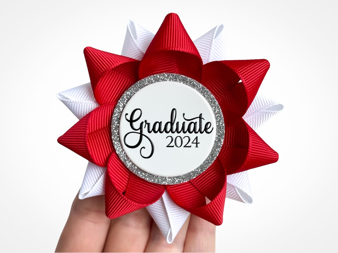 Custom Graduation Gift for Her, Graduate Pin, Flowers for Graduate ...