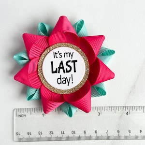 Its My Last Day Pin, Going Away Gift, Last Day on the Job Gift Idea ...