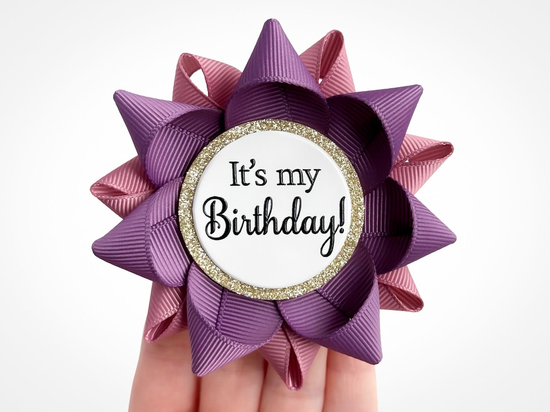 It's My Birthday Pin Gift Ideas for Her, Coworker Gift, Custom Color ...