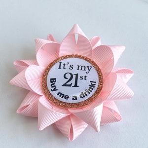 It's My 21st Buy Me a Drink Pin 21st Birthday Party Pin - Etsy
