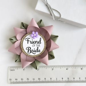 Garden Party Bridal Shower Favors Custom Pins for Guests, Boho Floral ...