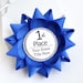 1st Place Award Ribbon, Achievement Pins, Custom Ribbon Colors and Text ...