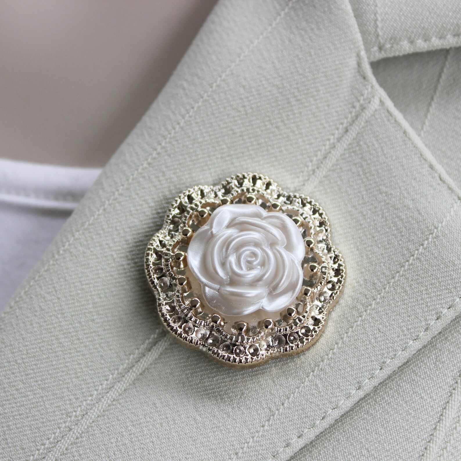 Brooch Pins for Women Magnetic Backing Pin Gold Lapel Pin | Etsy