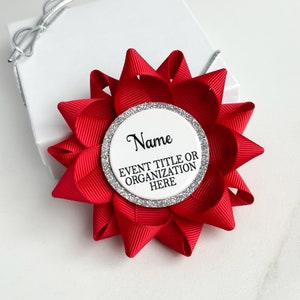 Custom Name Badge, Custom Color Event Pins, Special Event Name Badges ...