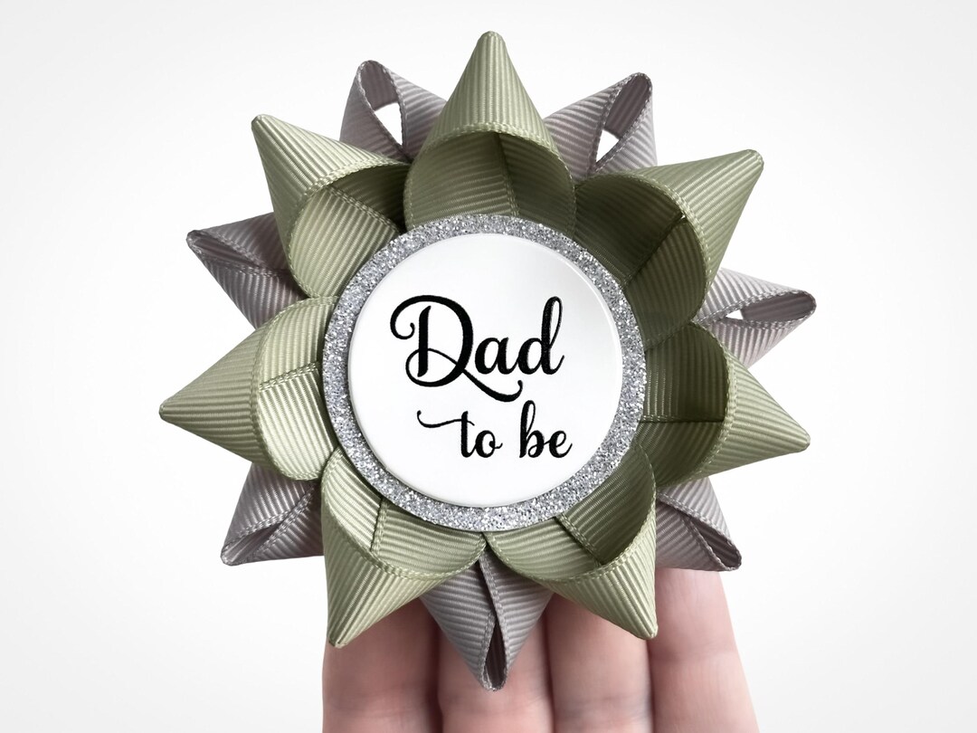 Dad to Be Gift Pin for Baby Shower, Diaper Party Decorations, Daddy ...