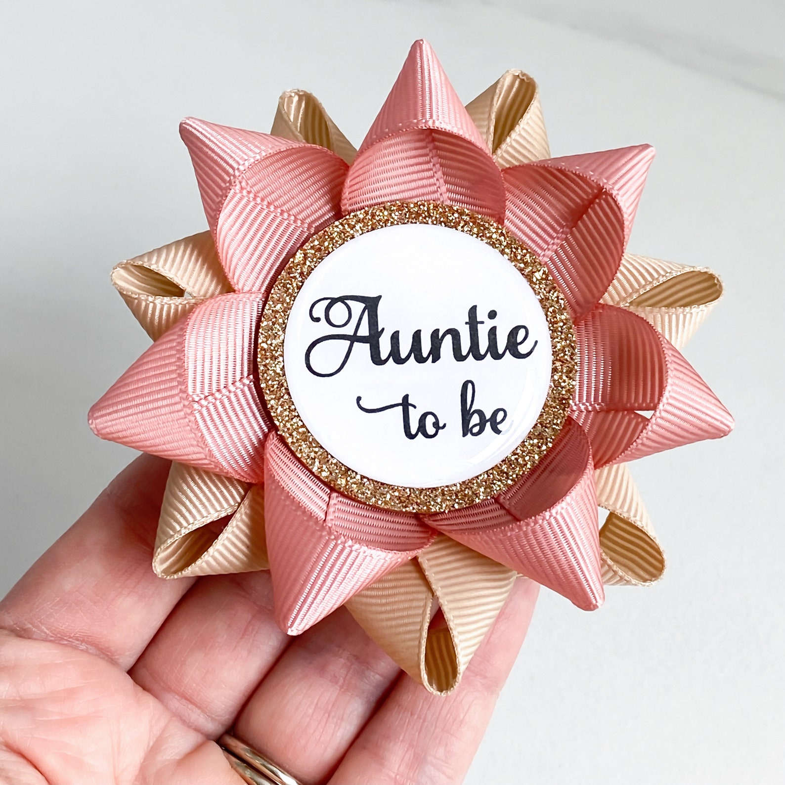 Auntie to Be Pin New Aunt Gift Baby Shower Corsage Grandma - Etsy
