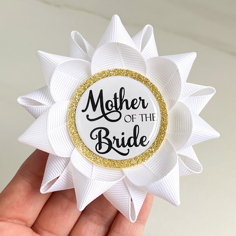 Mother of the Bride Pin Mother of the Bride Corsage Bridal - Etsy