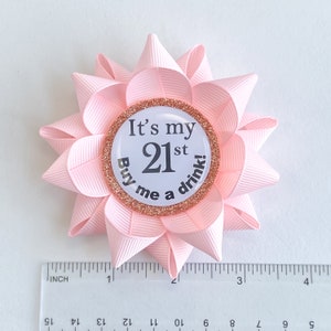 It's My 21st Buy Me a Drink Pin 21st Birthday Party Pin - Etsy