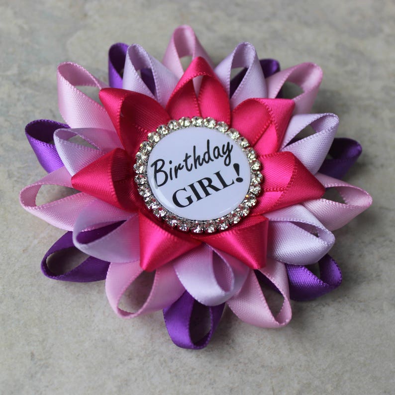 Birthday Girl Pin Birthday Pin Birthday Party Decorations | Etsy