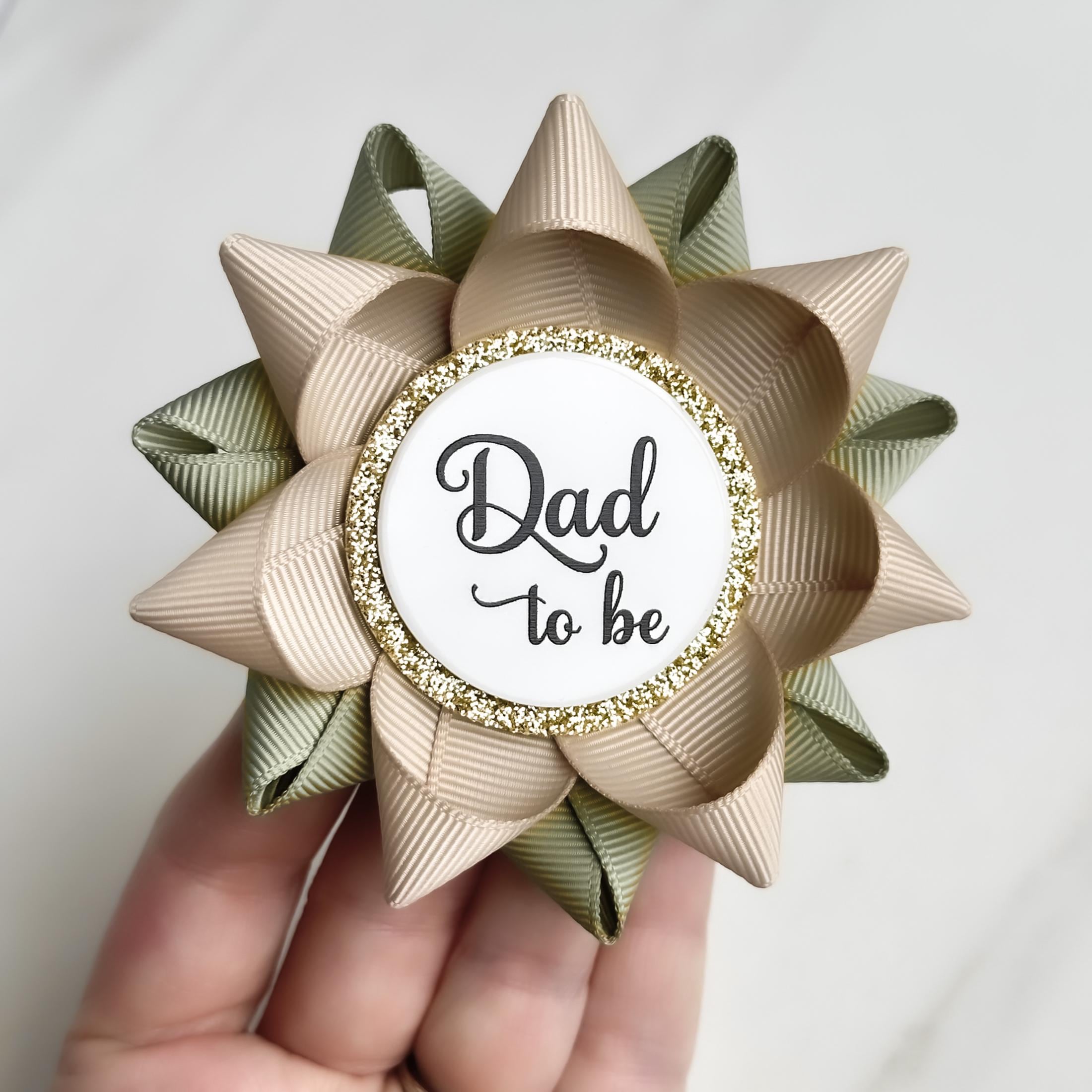 Dad to Be Pin for Baby Shower, Gender Neutral Outdoor Adventure Awaits ...