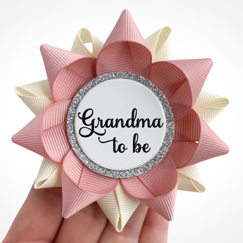 Grandma Name Tag Baby Shower - Etsy