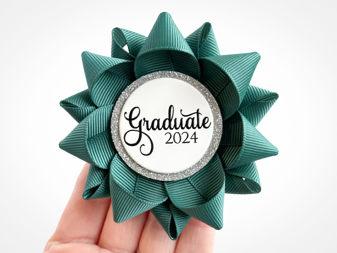 Graduate Gift, Class Year Graduation Pin With Custom Colors and Text ...