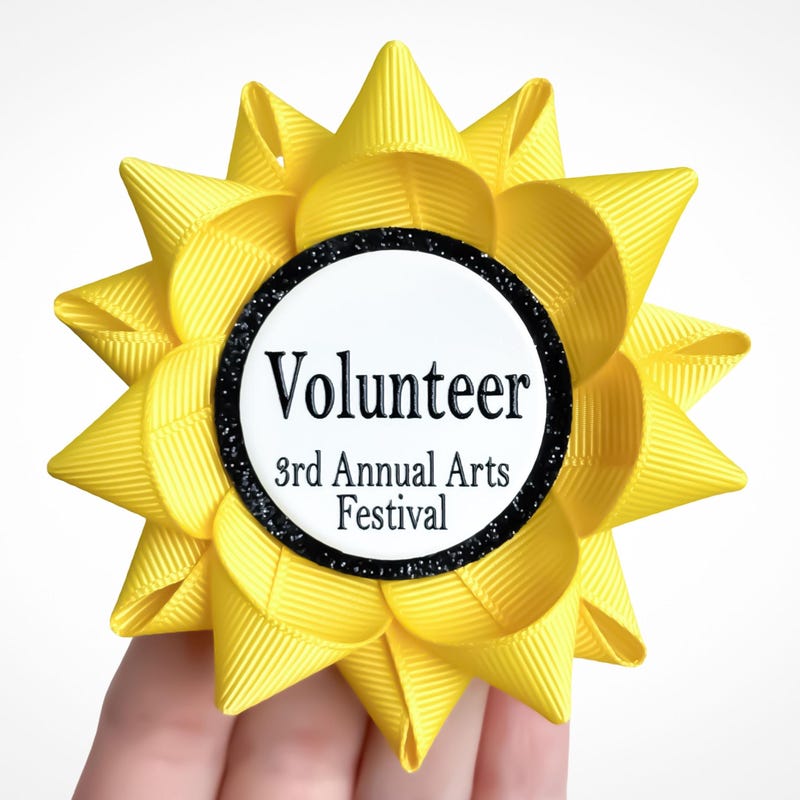 Volunteer Name Tags - Etsy