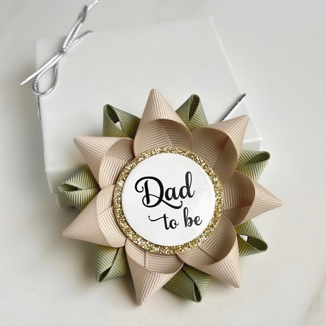 Dad to Be Pin for Baby Shower, Gender Neutral Outdoor Adventure Awaits ...