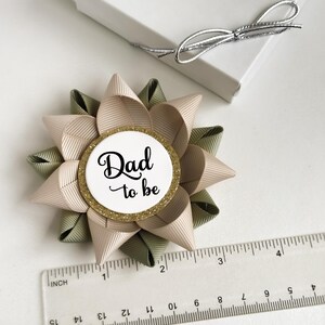 Dad to Be Pin for Baby Shower, Gender Neutral Outdoor Adventure Awaits ...