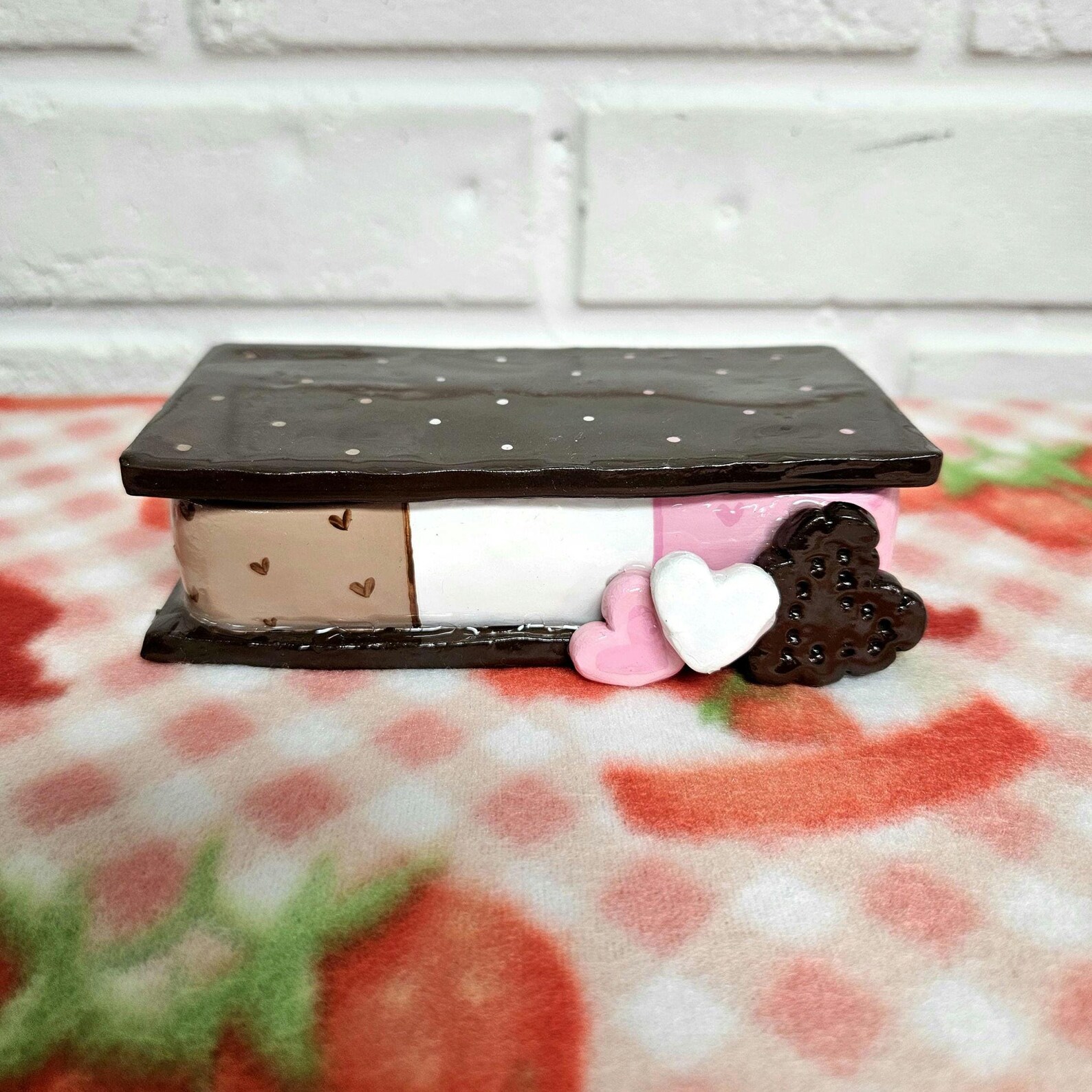 Ice Cream Sandwich Trinket Container - Etsy