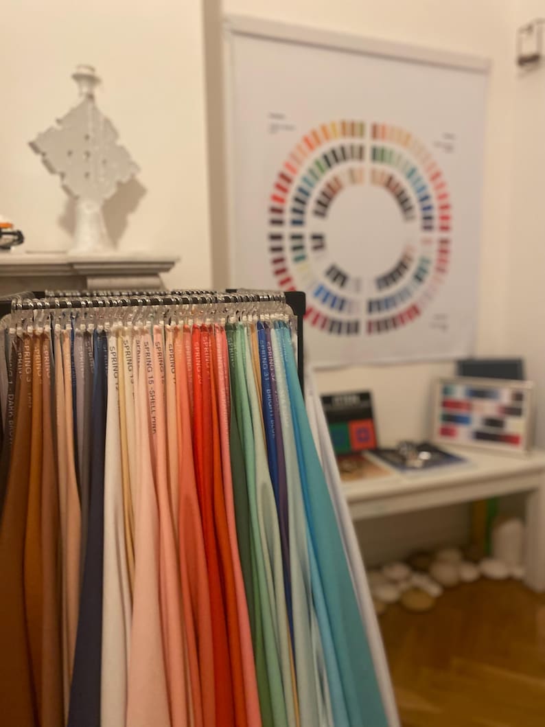 Full Set of 144 Colour Analysis Drapes. 36 Colours for Each Season. - Etsy