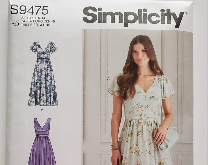 Simplicity Pattern 9475 Women's Dress Spring/summer Dress Pattern - Etsy