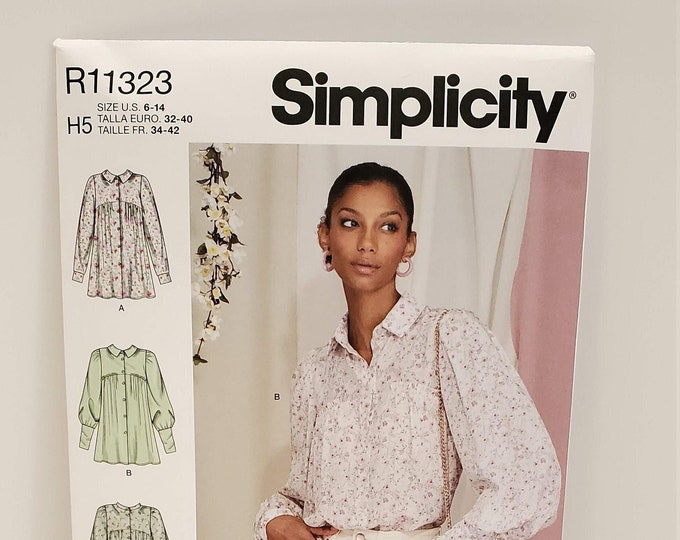 Simplicity Pattern R11323 S9467 Women's Shirts Pattern woven Shirts ...