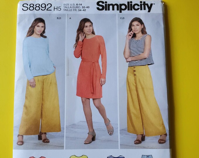 Simplicity Pattern # S8892 ---women's Clothes Patterns--pant's Patterns ...