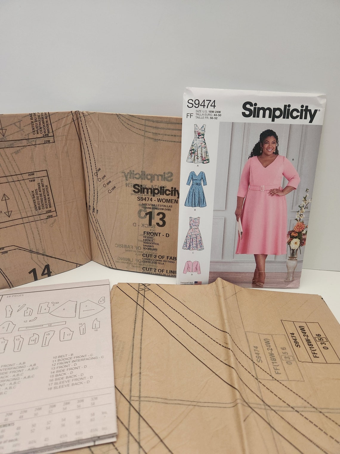 Simplicity Pattern 9474 women's Dress and Jacket Pattern Formal Women's ...