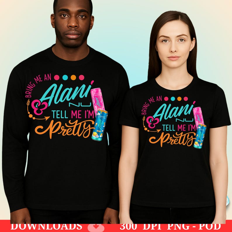 Funny Alani Nu Quote PNG SVG: Retro Energy Drink Design (digital ...