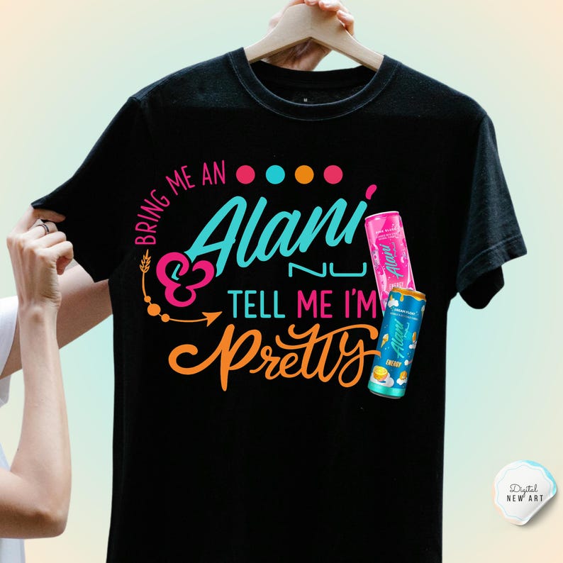 Funny Alani Nu Quote PNG SVG: Retro Energy Drink Design (digital ...