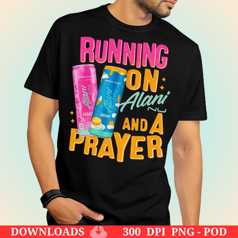 Funny Alani Energy Drink Design: Retro PNG SVG (digital Download - Etsy