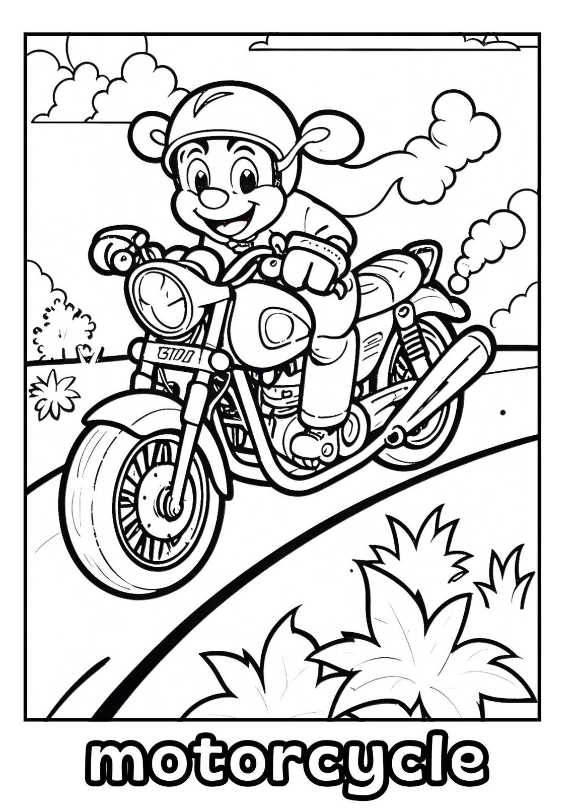 Let's Ride! Transportation Coloring Book for Kids | Fun Vehicle ...