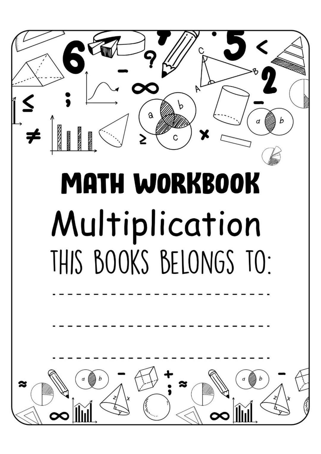 Multiplication Math Workbook for Kids – Homeschool Printable - Daily ...